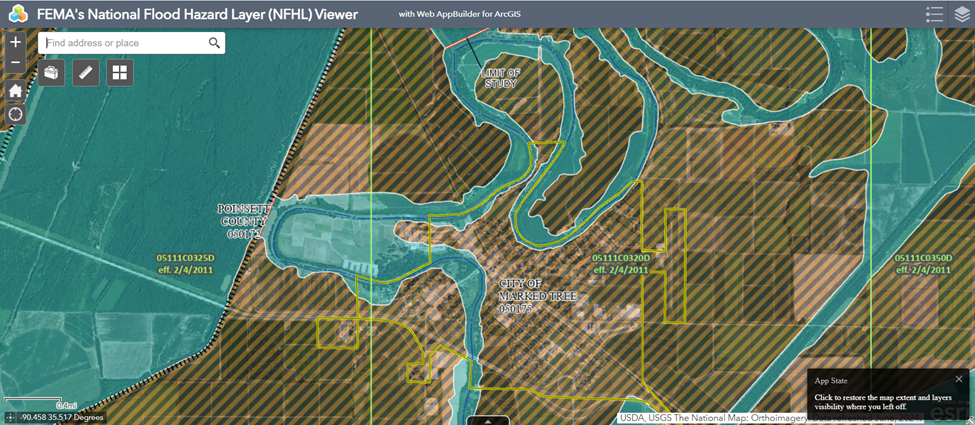 How should I apply FFRMS requirements in an area protected by an ...