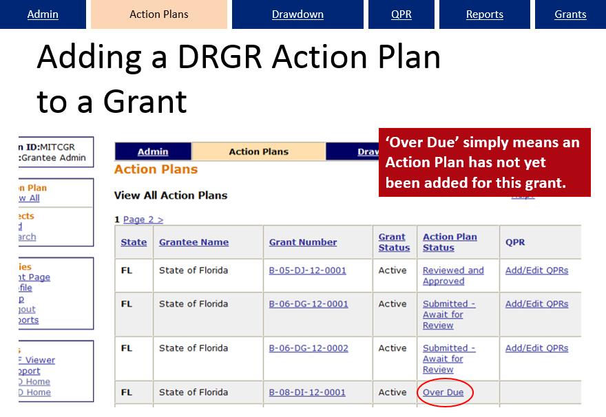 How do I add a DRGR Action Plan for a grant? - HUD Exchange